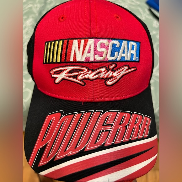 Nascar | Accessories | Vintage Nascar Racing Adjustable Hat Powgrrrr ...